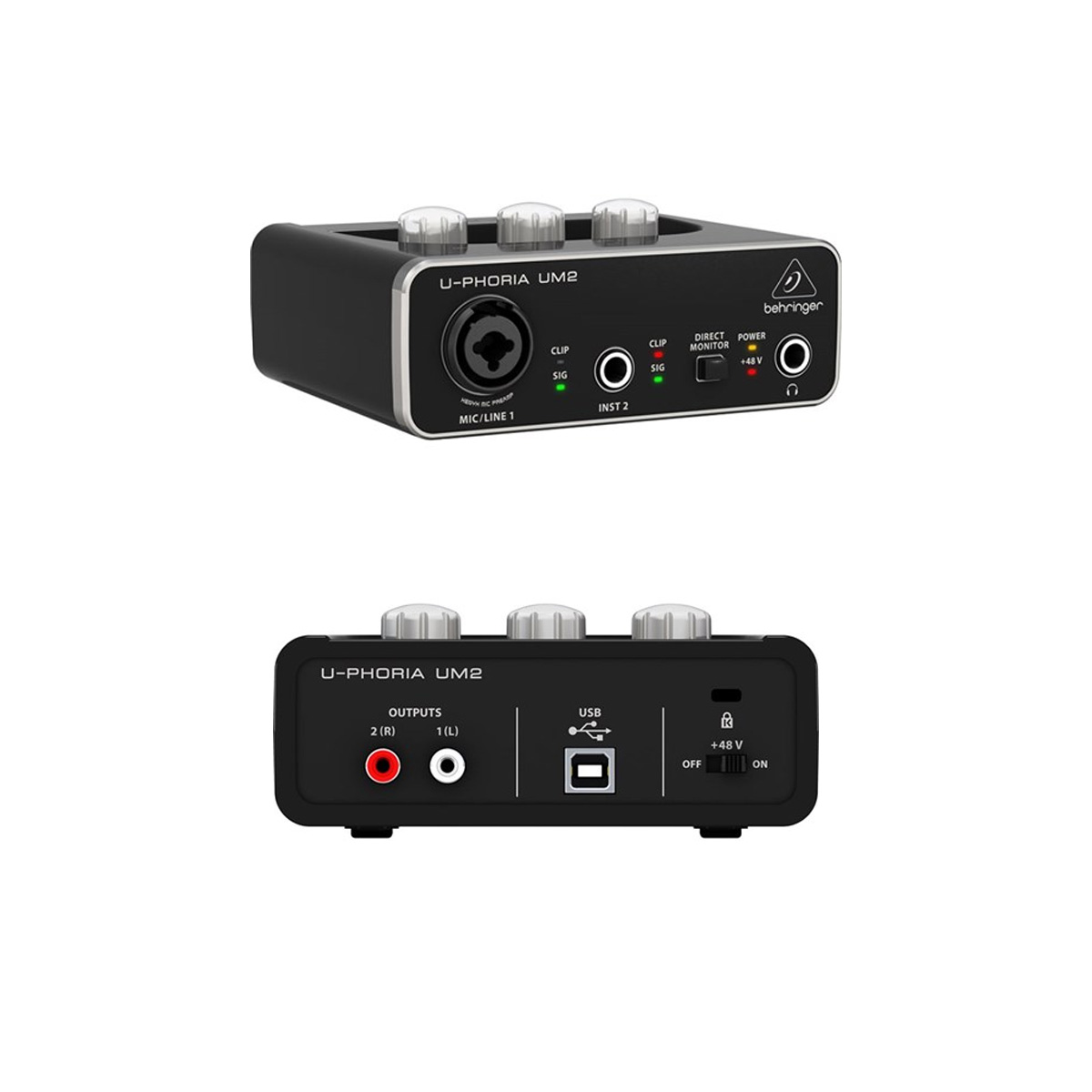 Behringer Uphoria 2X2 Audio Interface (with pre-amps) - Woods Music