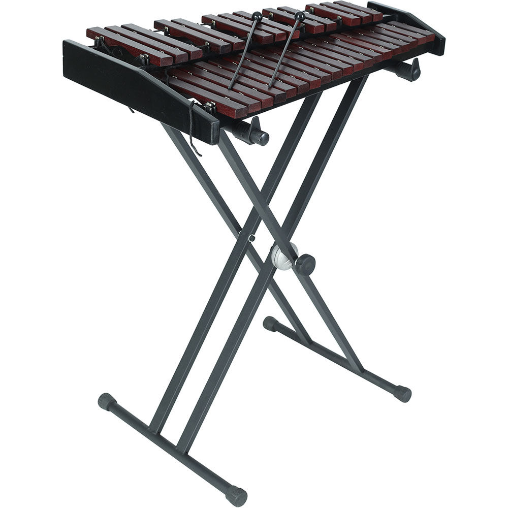 Opus Percussion 32-Note Rosewood Bar Xylophone with Mallets, Stand ...